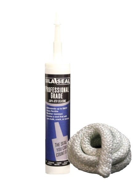 Central Boiler Outdoor Wood Furnace Door Seal Kit with RTV 100 Silicone ...