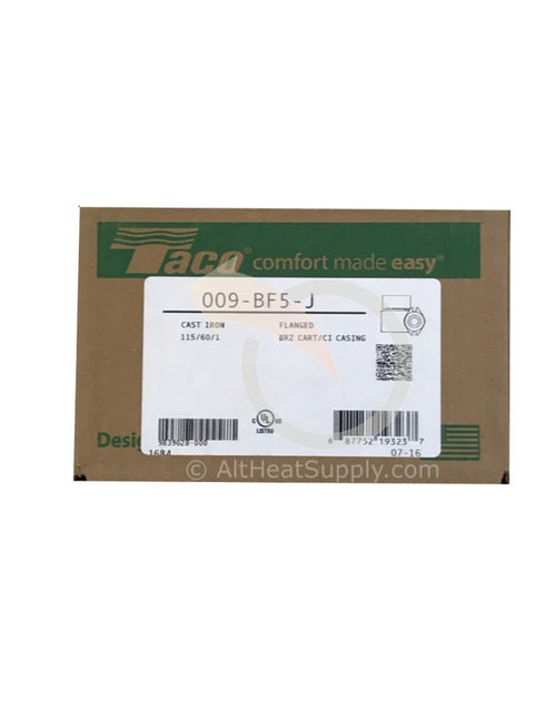 Taco 009 BF5 J Circulating Pump - Efficient Heating Solution