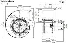 NBK Blower Replaces Dayton Blower 1TDR3 115V - High-Performance Blower