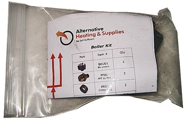 Brazed Boiler Kit with Stainless Steel Crimp Rings | High-Quality Fittings