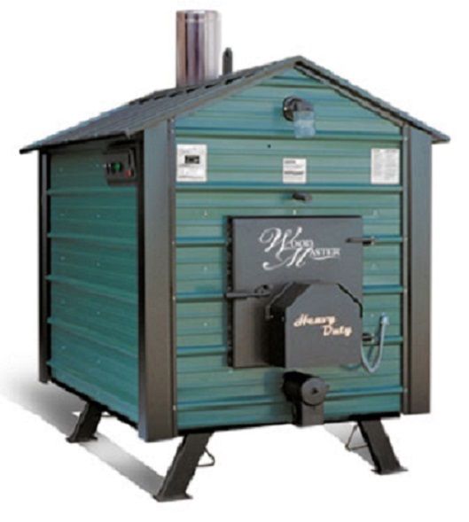 Outdoor Wood Furnace Boiler WoodMaster 4400 Model 5000 SqFt