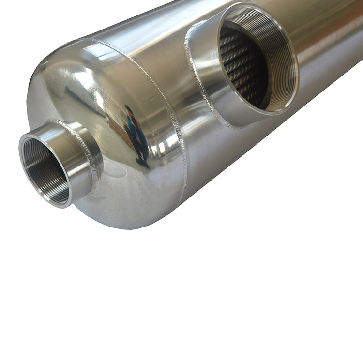 Stainless Steel Tube and Shell Heat Exchanger 370k BTU