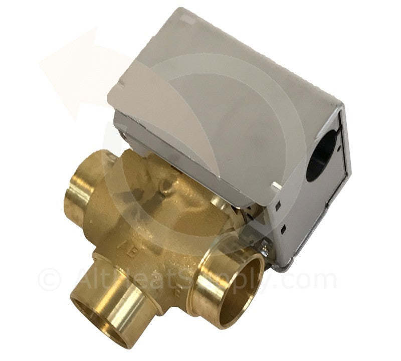 1" 3-Way Zone Valve - Honeywell Hi-Pressure Fan Coil | Wood Boiler Parts